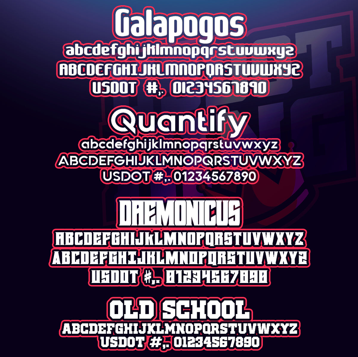 GVW (Gross Vehicle Weight) Number Decal Sticker (Set of 2) – USDOTKING